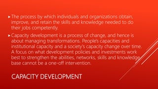 Capacity Development | PPTX