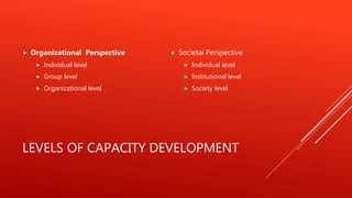 Capacity Development | PPTX