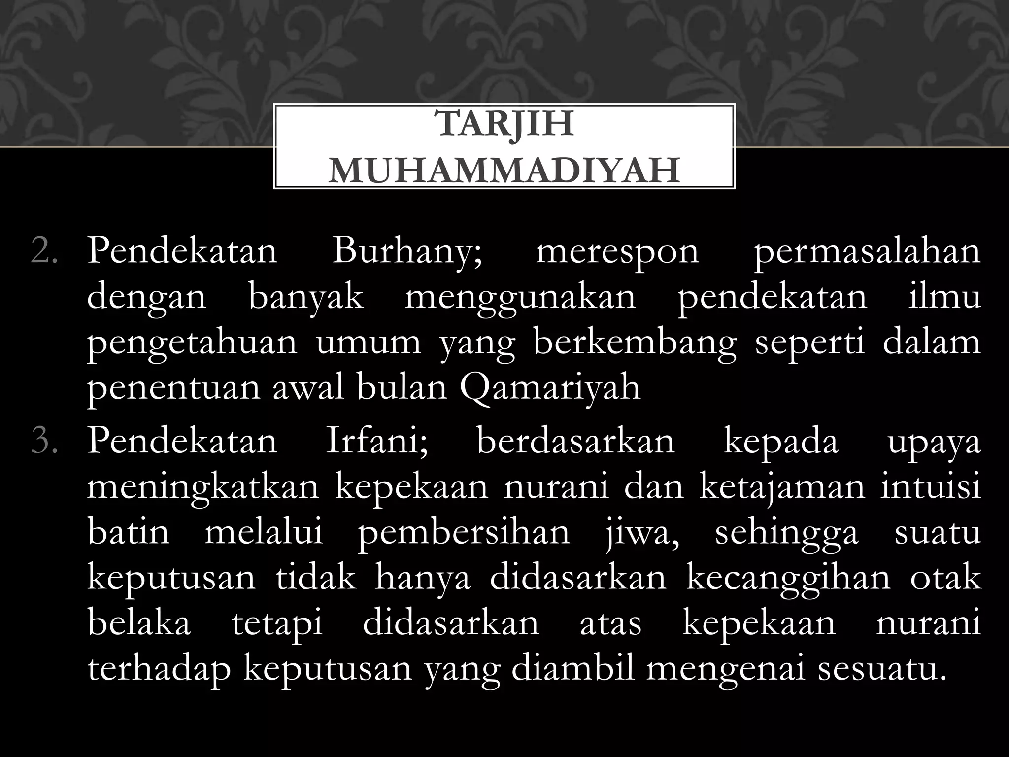 Manhaj Tarjih Muhammadiyah | PPTX