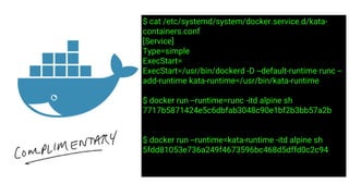 Whats New with Kata Containers | PPT