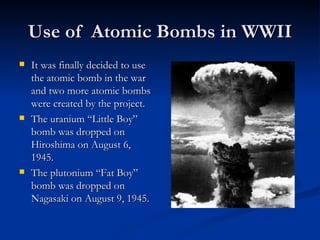 Manhattan Project Powerpoint | PPT