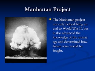 Manhattan Project Powerpoint | PPT