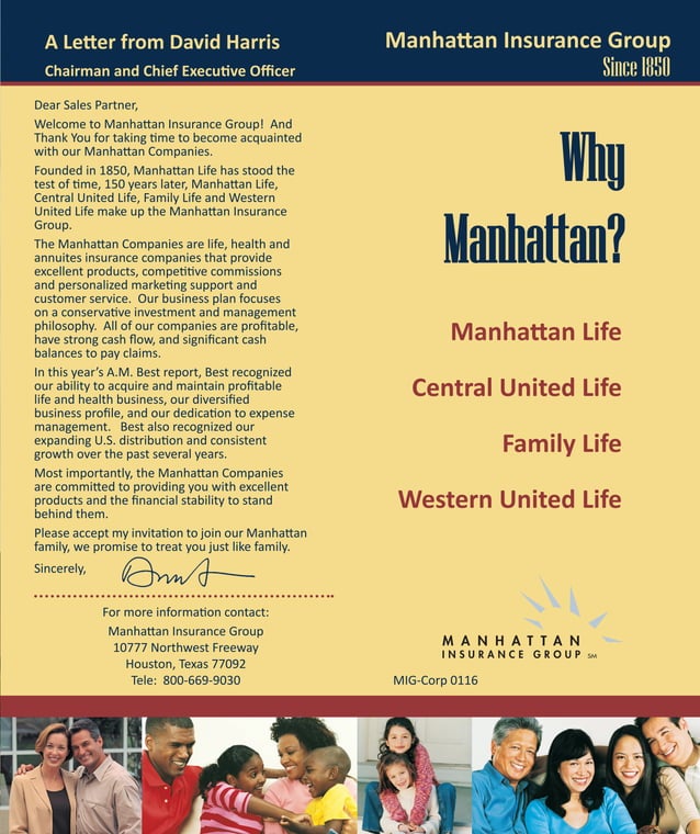 Manhattan company brochure | PDF | Life Insurance | Insurance