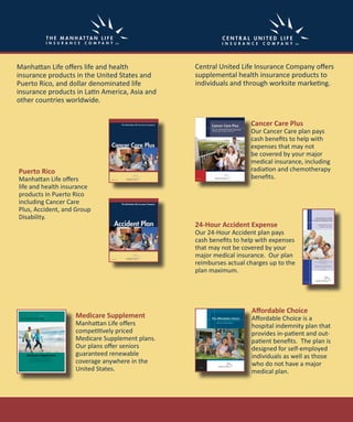 Manhattan company brochure | PDF | Life Insurance | Insurance