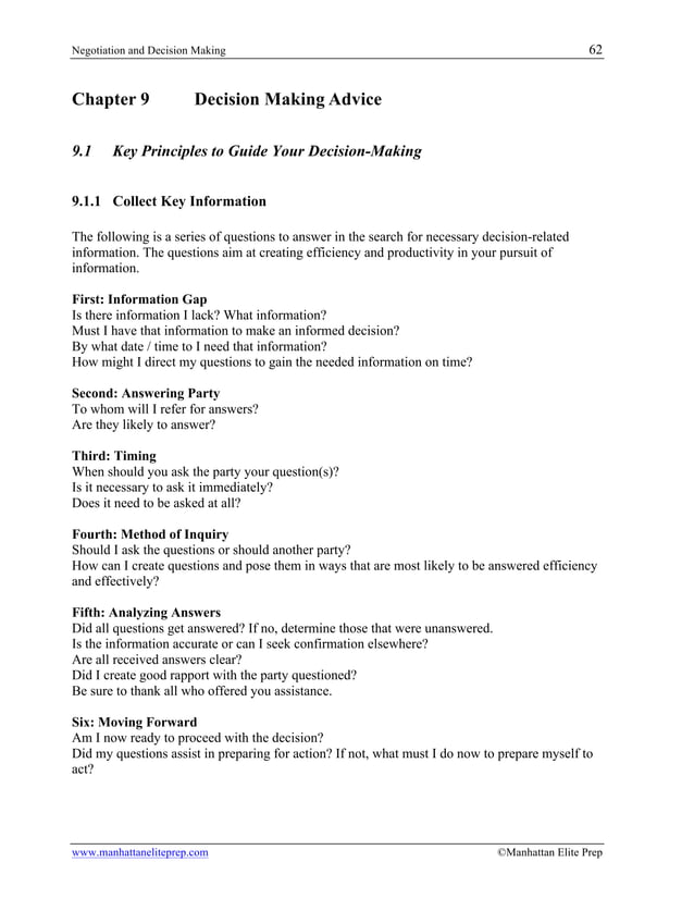 Making Decisions Guide | PDF