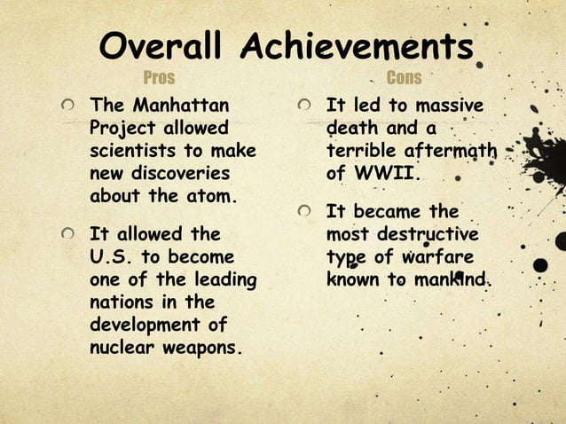 Manhattan Project | PPTX