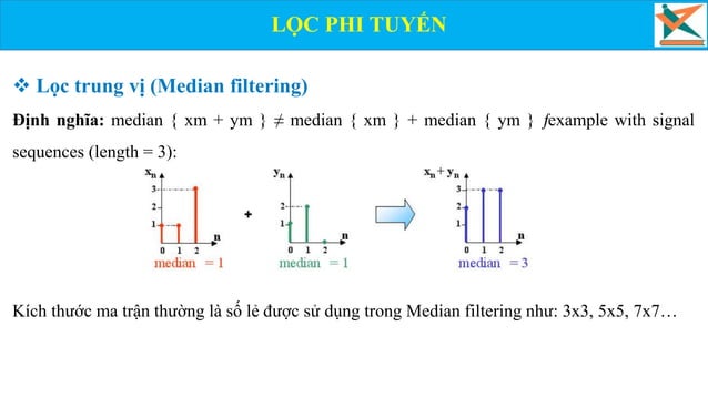 linear filtering & Non-linear filtering | PPTX
