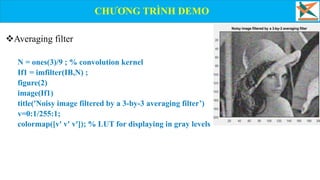 linear filtering & Non-linear filtering | PPTX