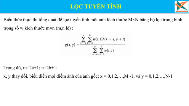 linear filtering & Non-linear filtering | PPTX