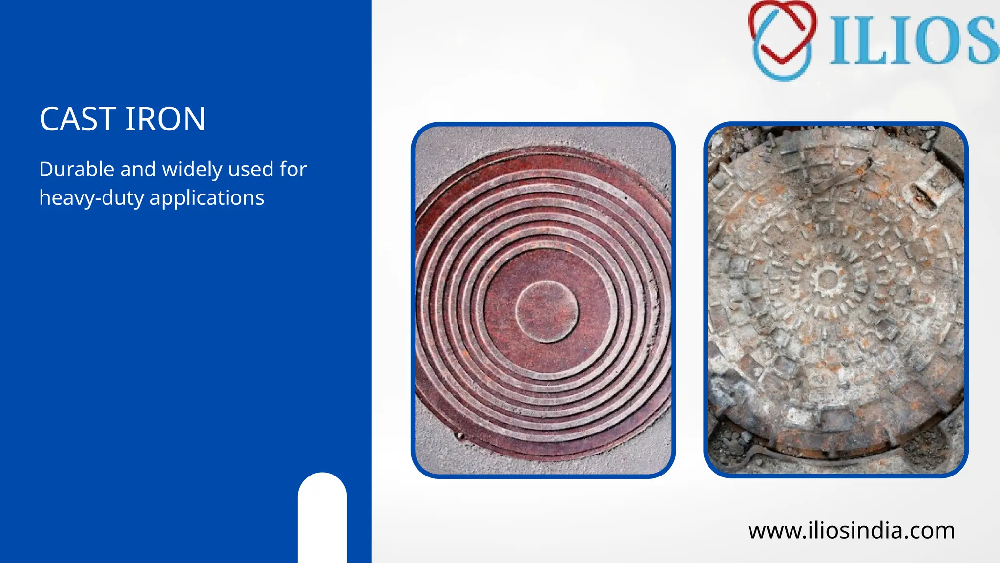 What materials are used to make manhole covers? | PPT
