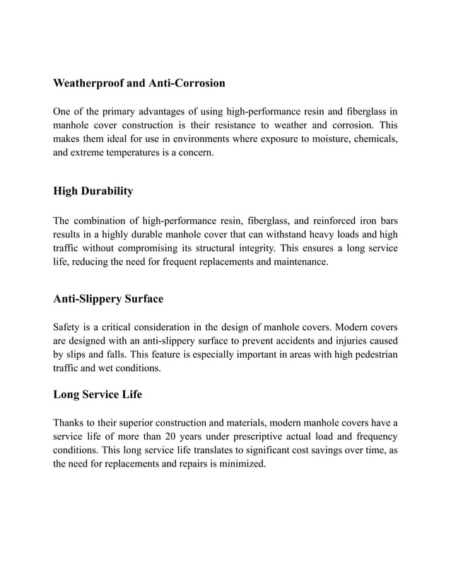 Manhole Covers_ Design, Durability & Innovation.pdf | Civil Engineering ...