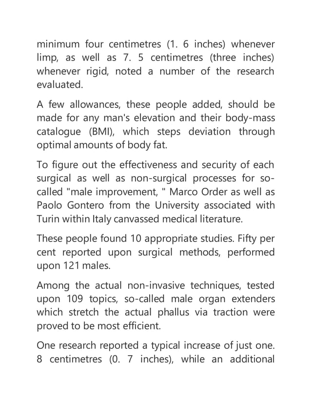 Manhood size enlargement | PDF | Free Download