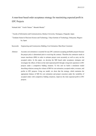 Man hour based strategy | PDF