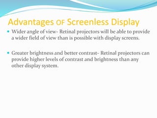 screen less display | PPTX