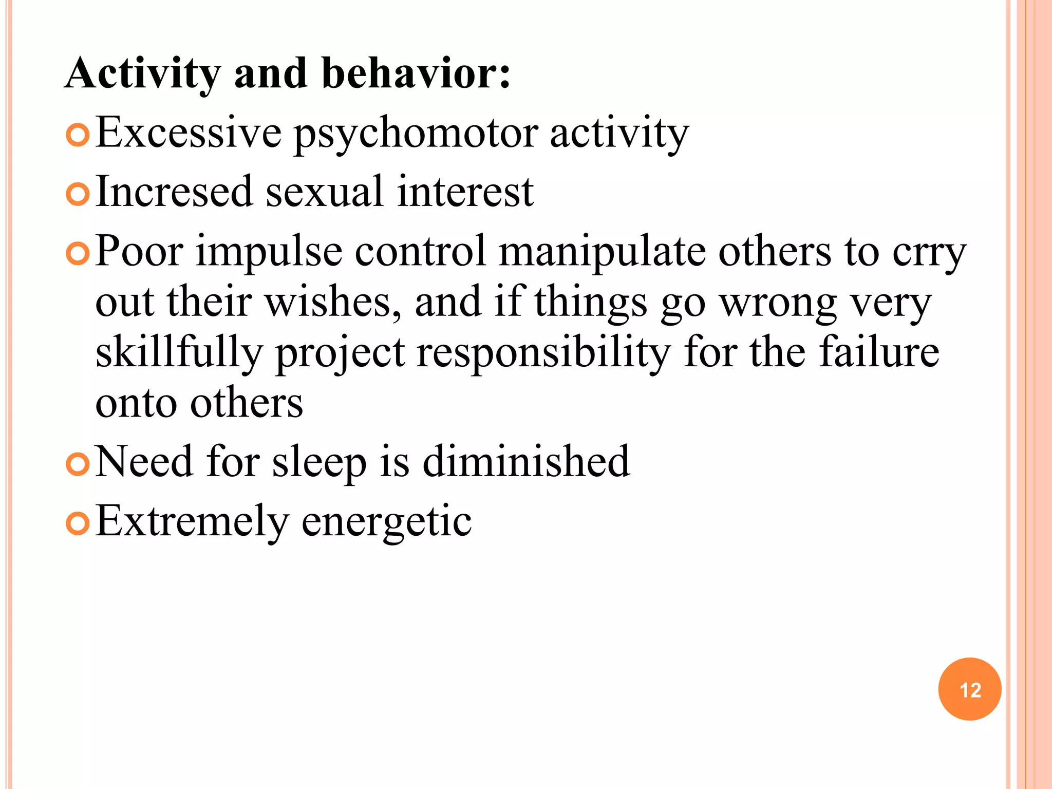 Mania. bipolar disorder. manic disorder | PPTX