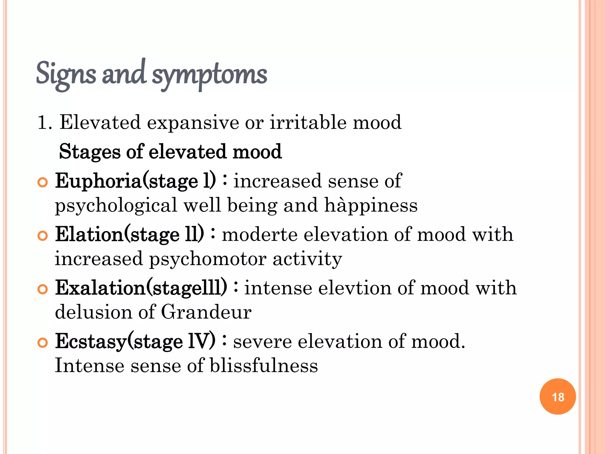 Mania. bipolar disorder. manic disorder | PPTX