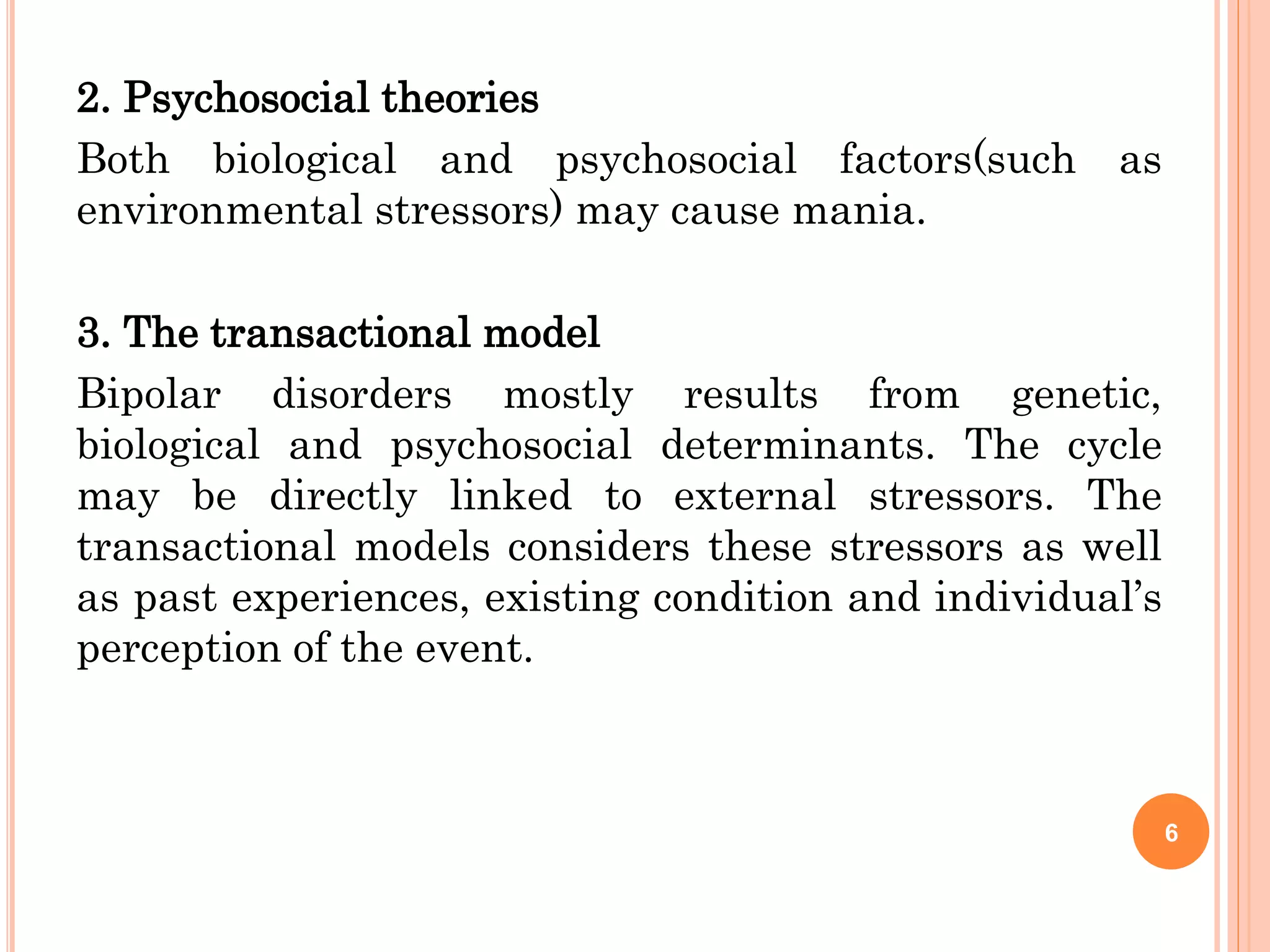 Mania. bipolar disorder. manic disorder | PPTX