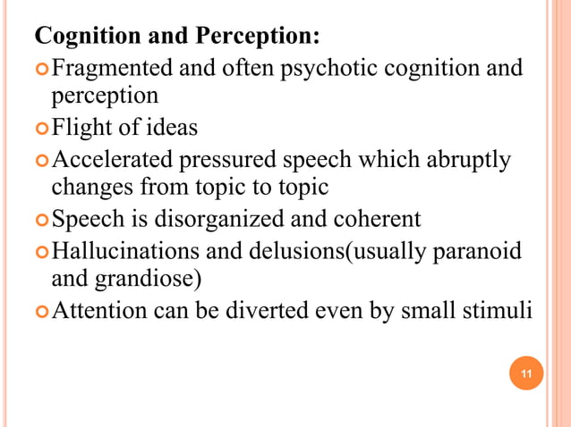 Mania. bipolar disorder. manic disorder | PPTX | Brain and Nervous ...