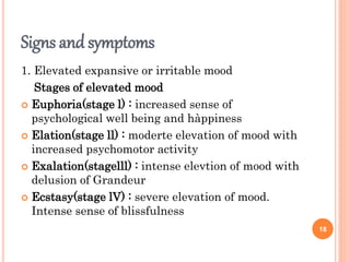 Mania. bipolar disorder. manic disorder | PPTX