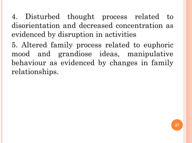 Mania. bipolar disorder. manic disorder | PPTX | Brain and Nervous ...
