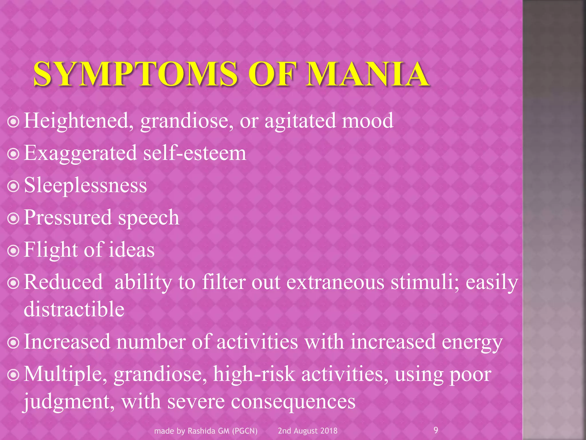 Mania | PPTX