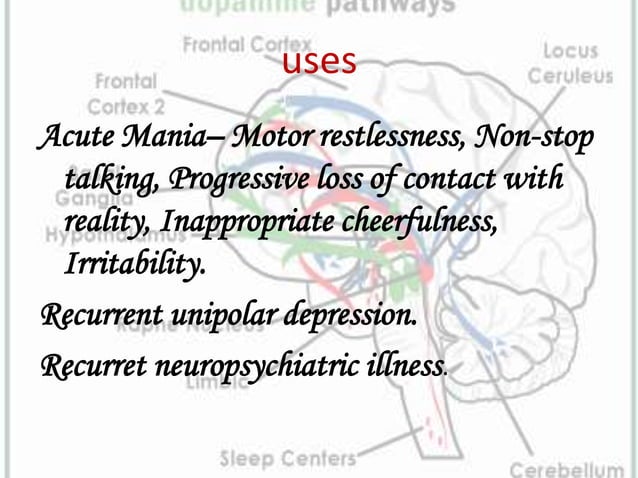 Mania & its treatment | PPTX | Chemistry | Science