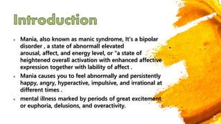 Mania | PPT