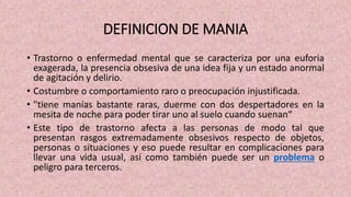 Mania | PPTX