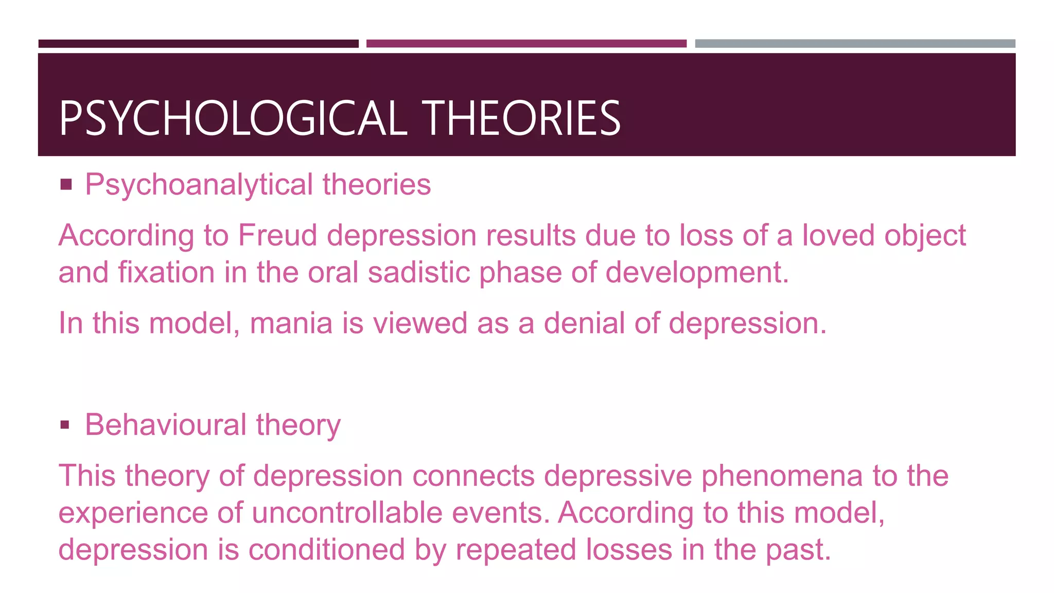 Mania and bipolar disorder | PPTX