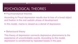 Mania and bipolar disorder | PPTX