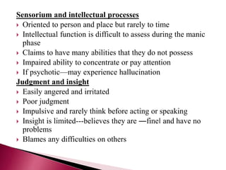 MANIA.pptx | Mental Health | Diseases and Conditions