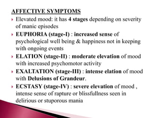 MANIA.pptx | Mental Health | Diseases and Conditions