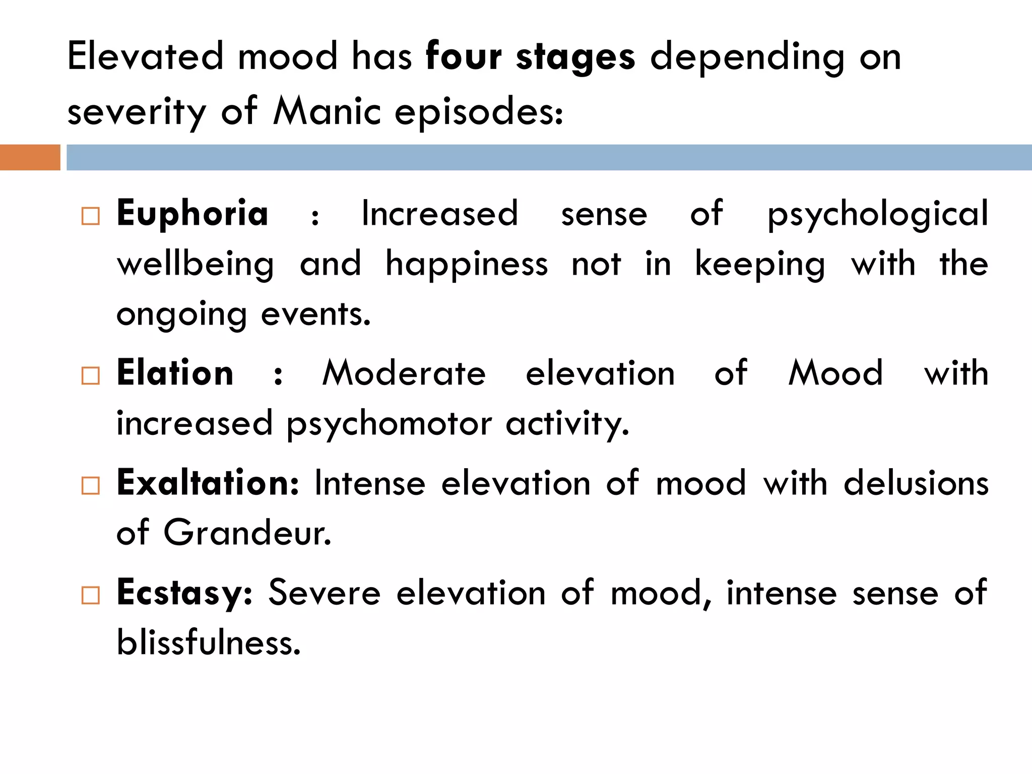 Bipolar disorder (Mania) | PDF