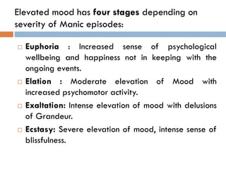 Bipolar disorder (Mania) | PDF