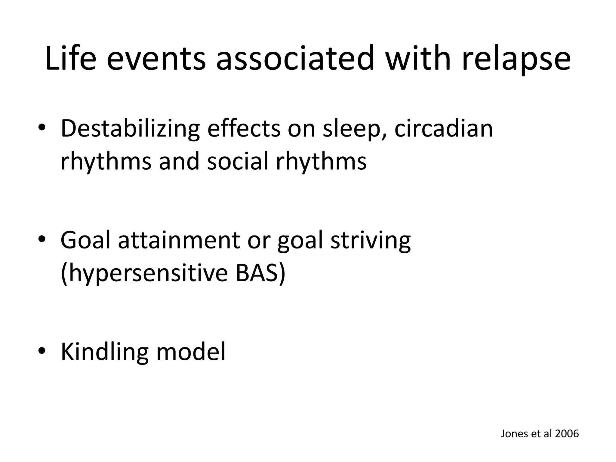 Bipolar disorder - a psychological perspective (talk 1) | PPTX