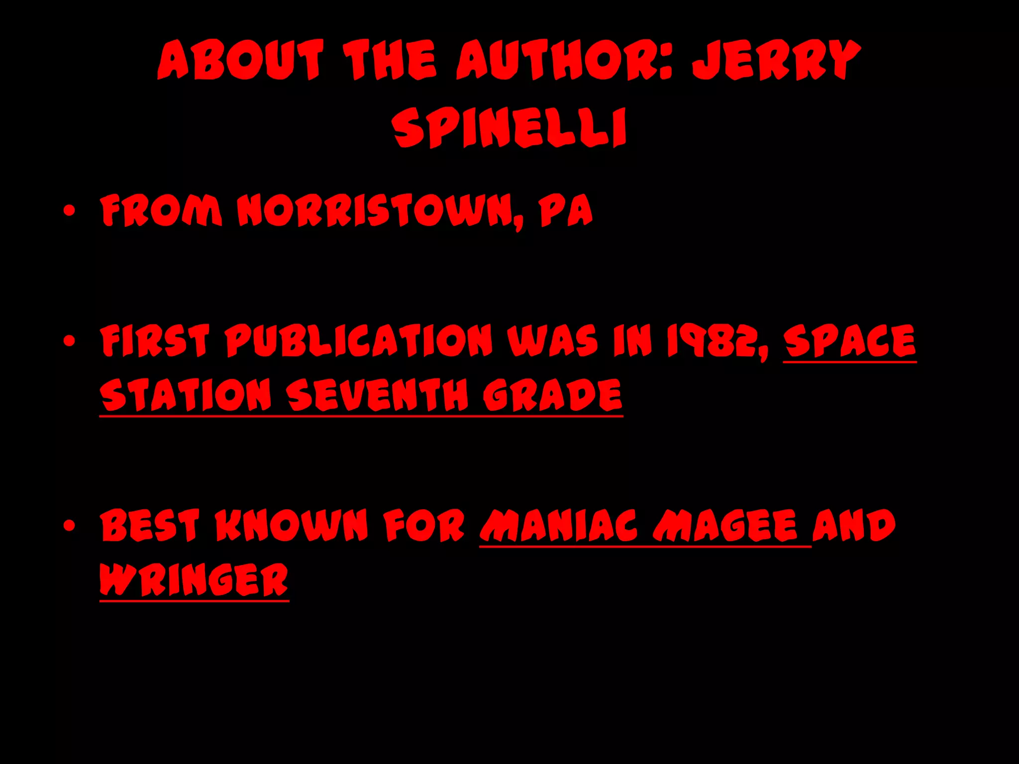 Maniac Magee Book Talk 11 | PPTX