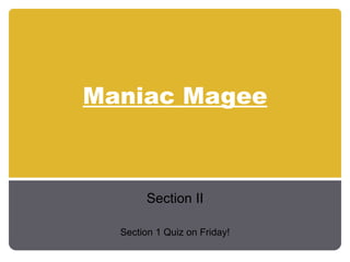 Maniac Magee Vocab 2 | PPT