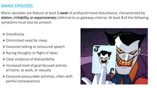 Manic depressive psychosis (bipolar disease) | PPTX