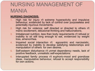 Manic episode ( f30), MANIA | PPTX