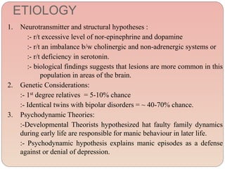 Manic episode ( f30), MANIA | PPTX