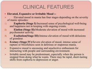 Manic episode ( f30), MANIA | PPTX