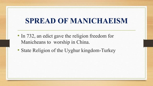 Powerpoint Presentation on Manichaeism.pptx | Christianity | Religion ...