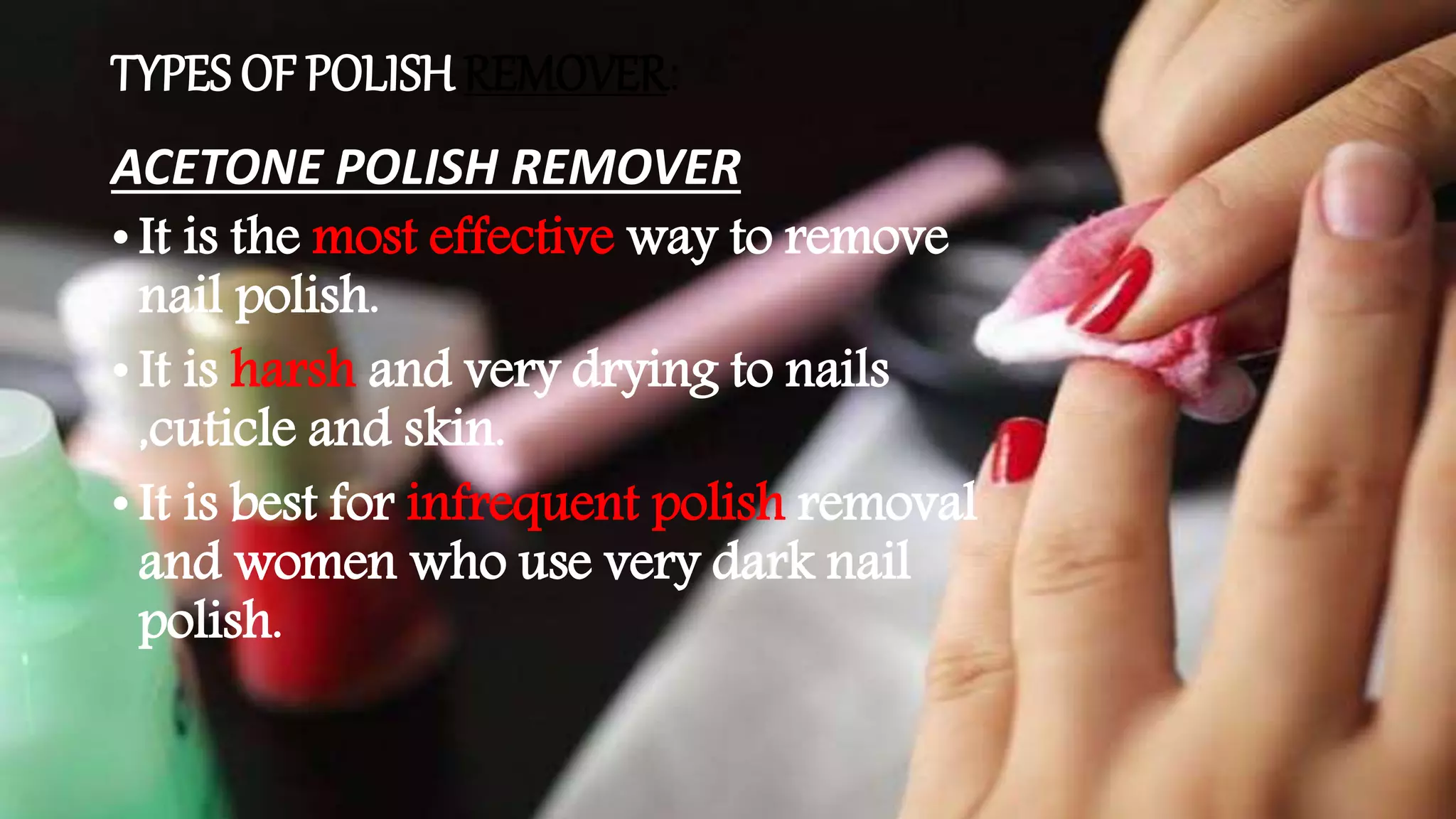 Manicure preparations ppt | PPTX