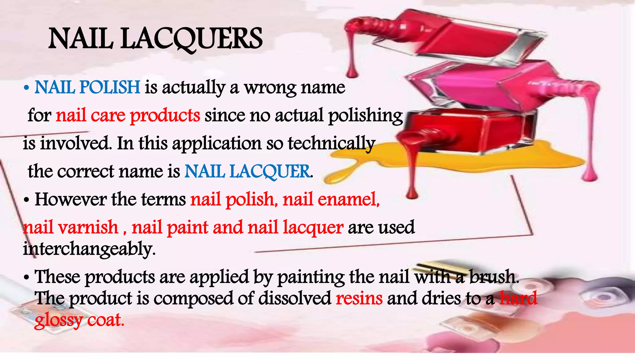 Manicure preparations ppt | PPTX