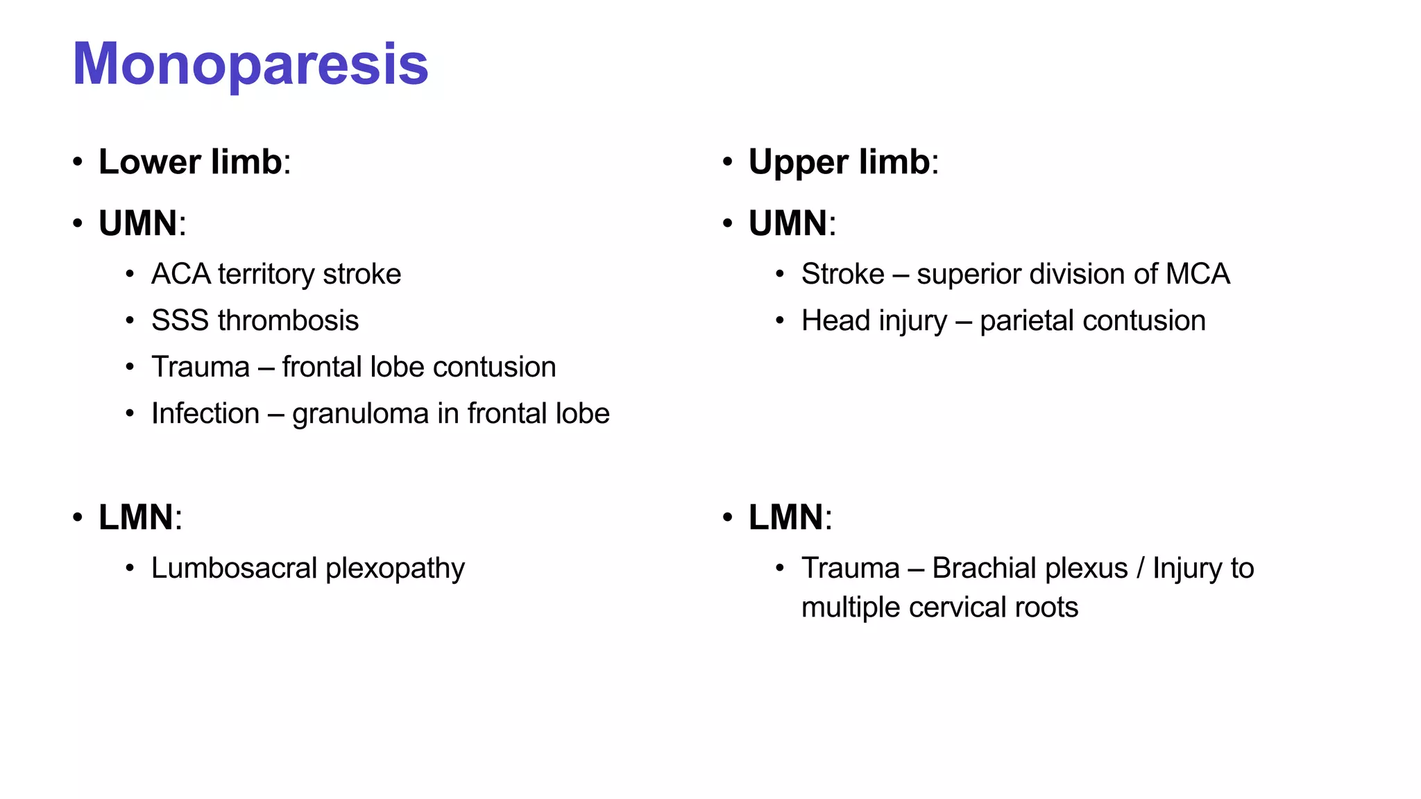 Manievelraaman's APPROACH TO NEUROLOGICAL WEAKNESS | PPTX