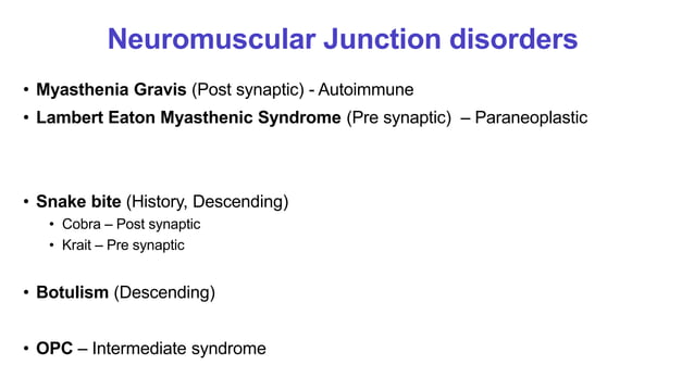 Manievelraaman's APPROACH TO NEUROLOGICAL WEAKNESS | PPTX | Physical ...