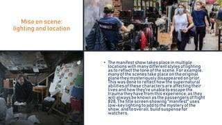 research powerpoint on the science fiction tv series manifest. | PPTX