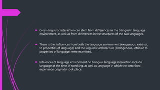 Manifestation of Bilingualism.pptx