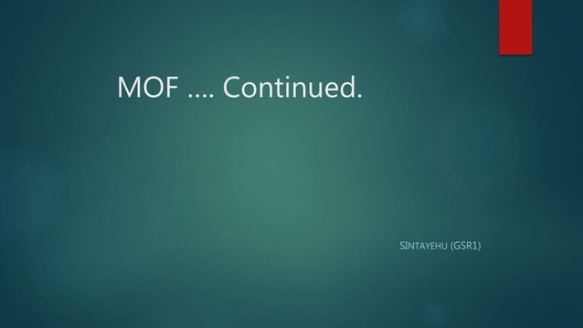 Manifestations of mof | PPT