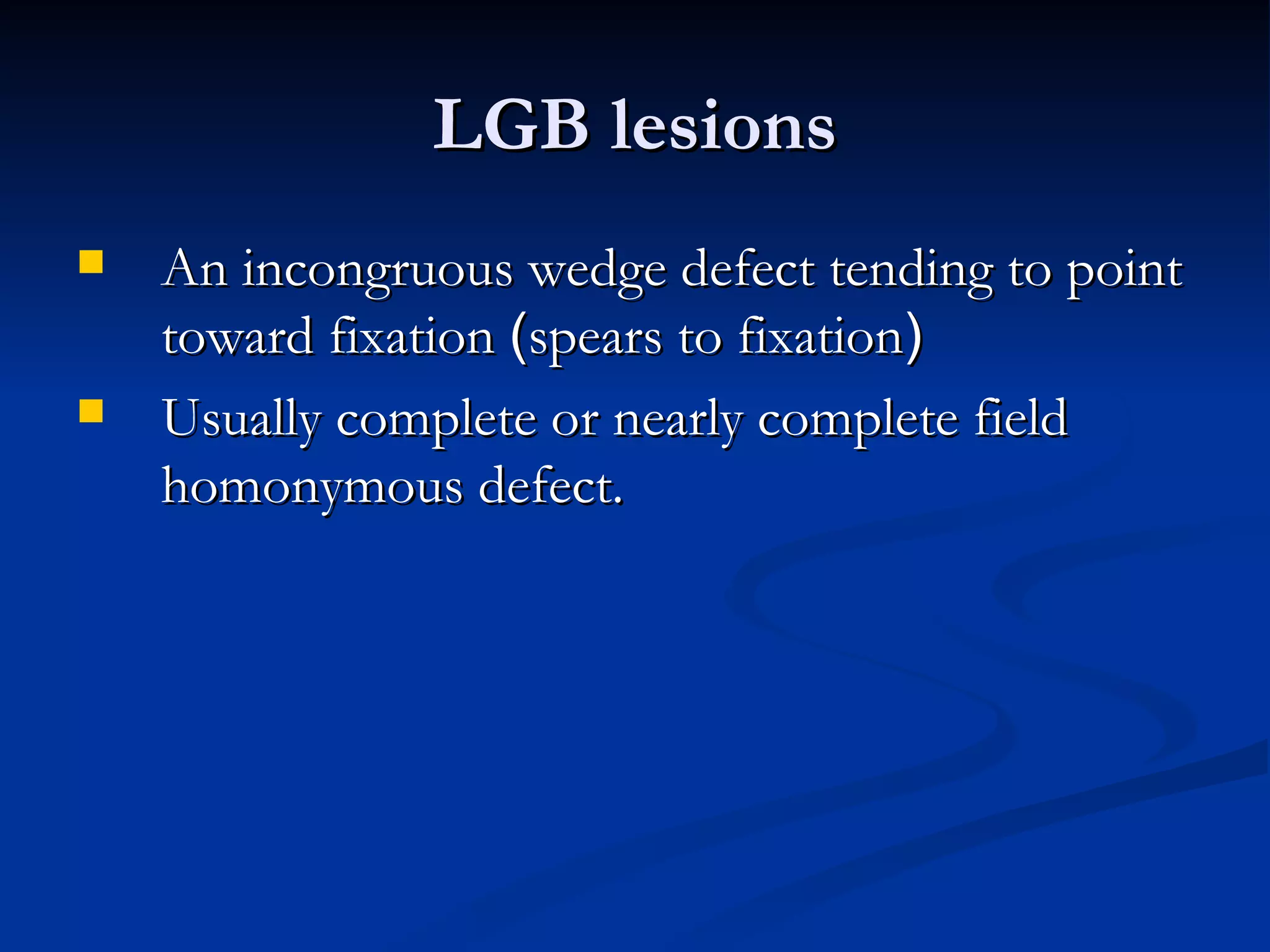 Anatomy and Lesions of Visual Pathways | PPT